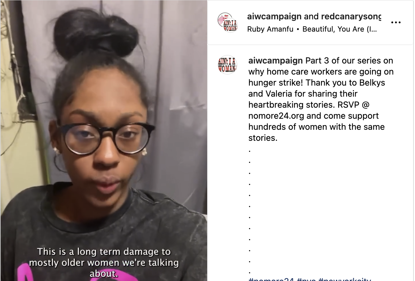 NMASS members speak out about the consequences of 24-hour homecare work ...